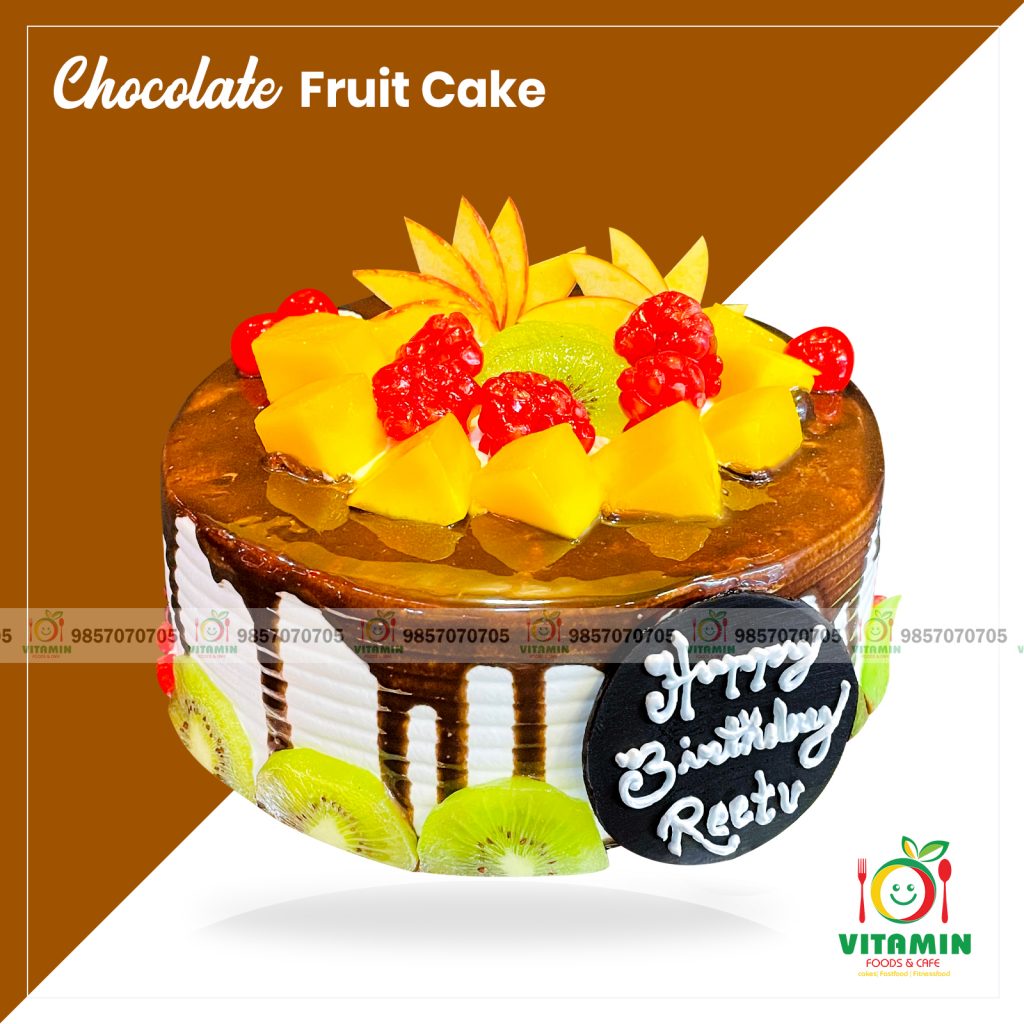 Chocolate Fruit Cake - Vitamin Foods and Cafe